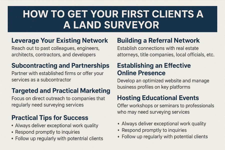 Surveyor to Business Owner – First Clients
