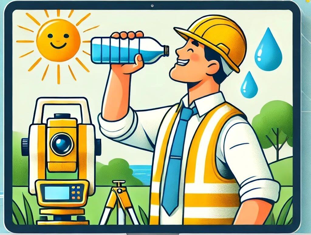 National Hydration Day: Tips for Land Surveyors on